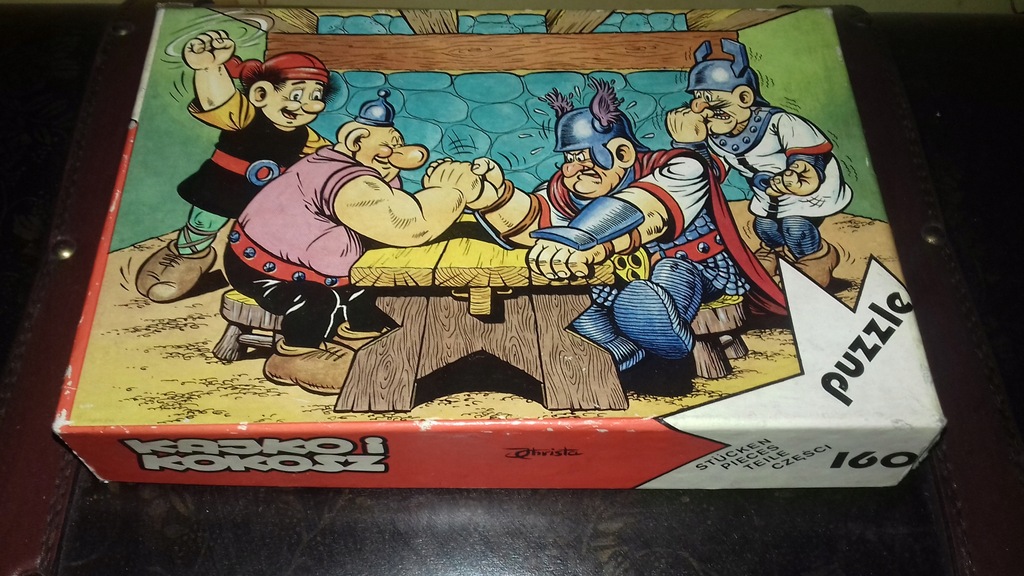 Kajko i Kokosz puzzle lata 80te PRL ,ultra unikat - 13337305815 ...