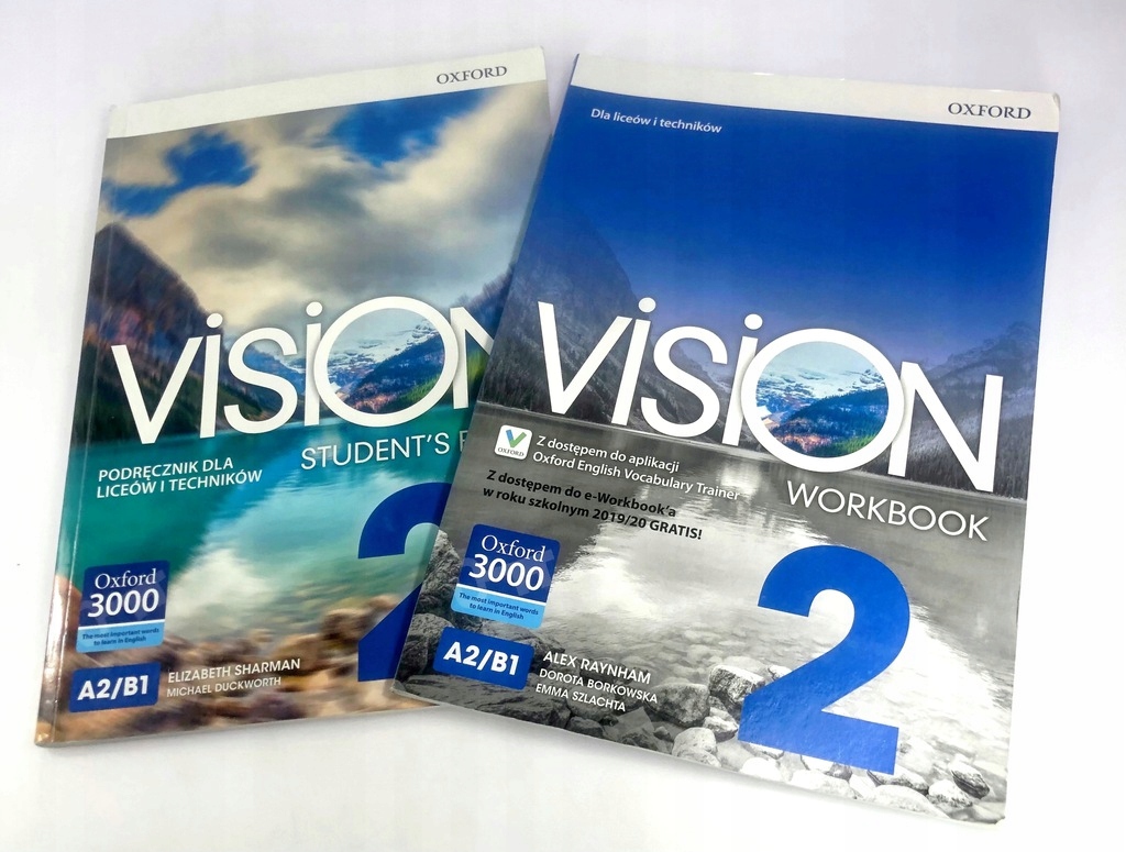 VISION 2 podręcznik + ćwiczenia A2/B1 OXFORD - 12515134096 - oficjalne ...