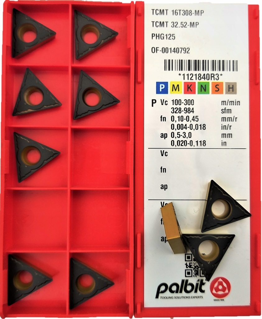 PŁYTKA PŁYTKI TCMT16T308 WIELOOSTRZOWE NOŻA PALBIT - 10503344481 ...