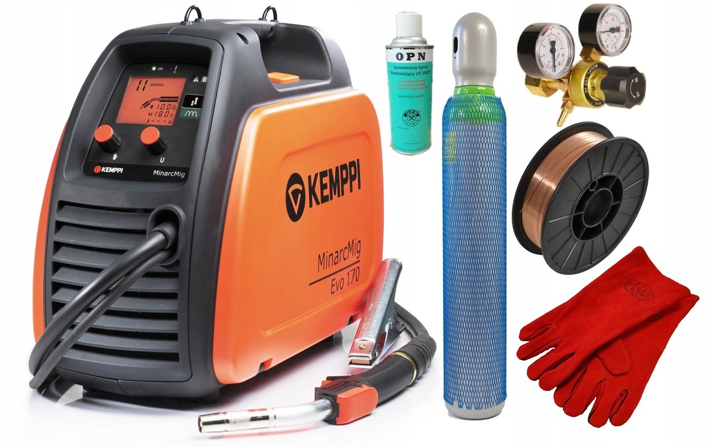 KEMPPI MINARC-MIG EVO 170 MIGOMAT SPAWARKA ZESTAW - 9204248328 ...