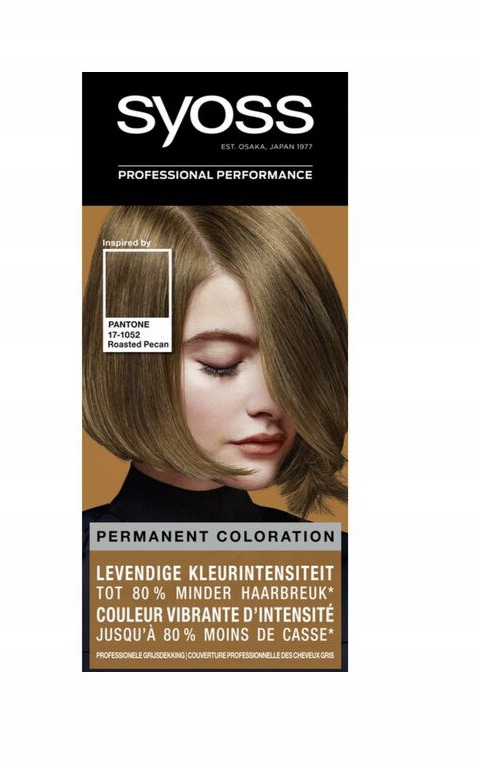 Syoss Permanent Coloration PANTONE farba 17-1052 - 11762401998 ...