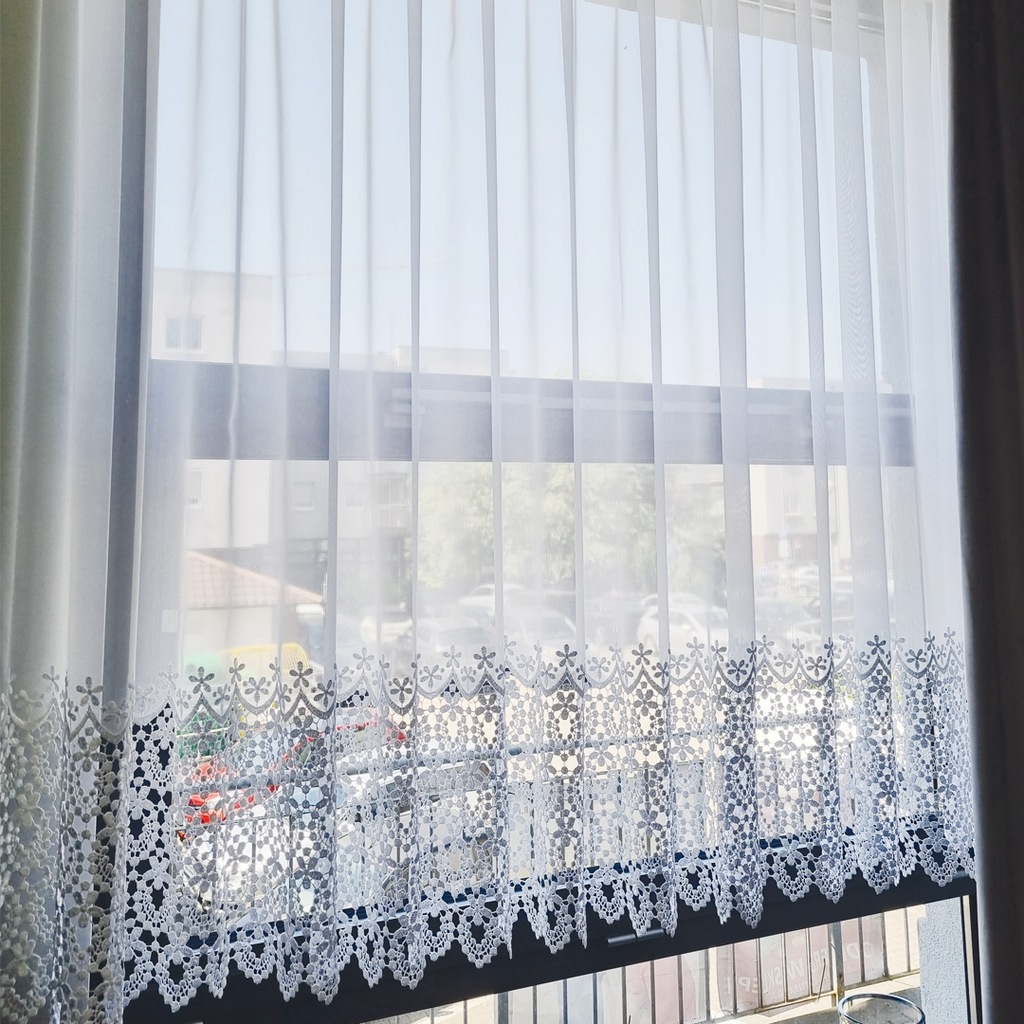 firany na metry na wymiar szycie firanka z gipiura - 12621587185 - oficjalne archiwum Allegro