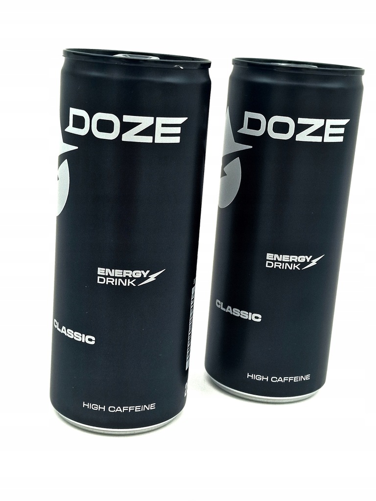 DOZE ENERGY DRINK CLASSIC 250ml Energetyk zestaw 2 sztuki - 15458889658 ...