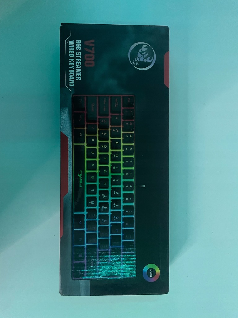 Klawiatura mechaniczna HXSJ V700 RGB - 15355450497 - oficjalne archiwum Allegro
