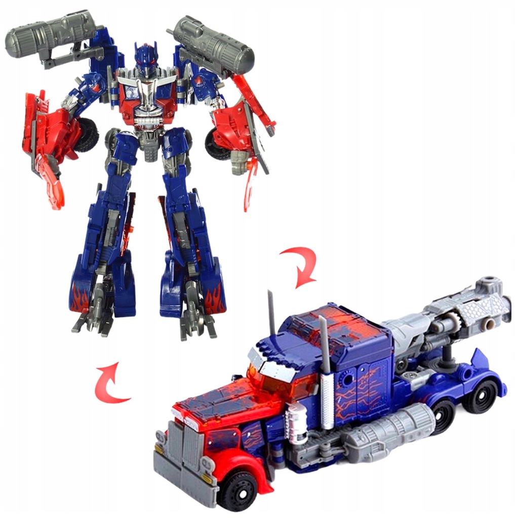 AUTO ROBOT TRANSFORMERS OPTIMUS PRIME 2w1 METALOWY - 14887352962 ...