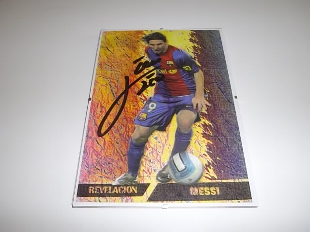 Leo Messi Autograf Obrazek w Antyramie Unikat Kole - 7655669892 ...