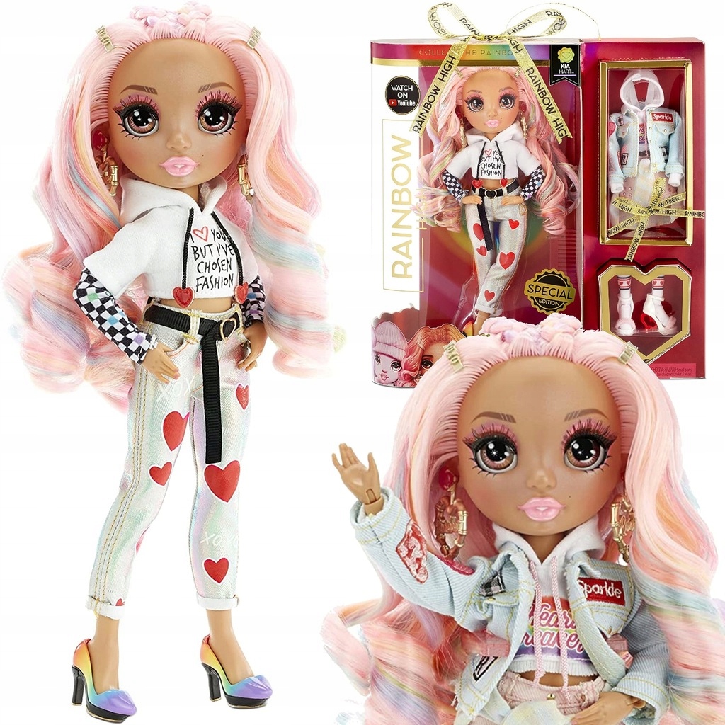 RAINBOW HIGH LALKA KIA HART lalka modowa EDYCJA SP - 12883049536 ...