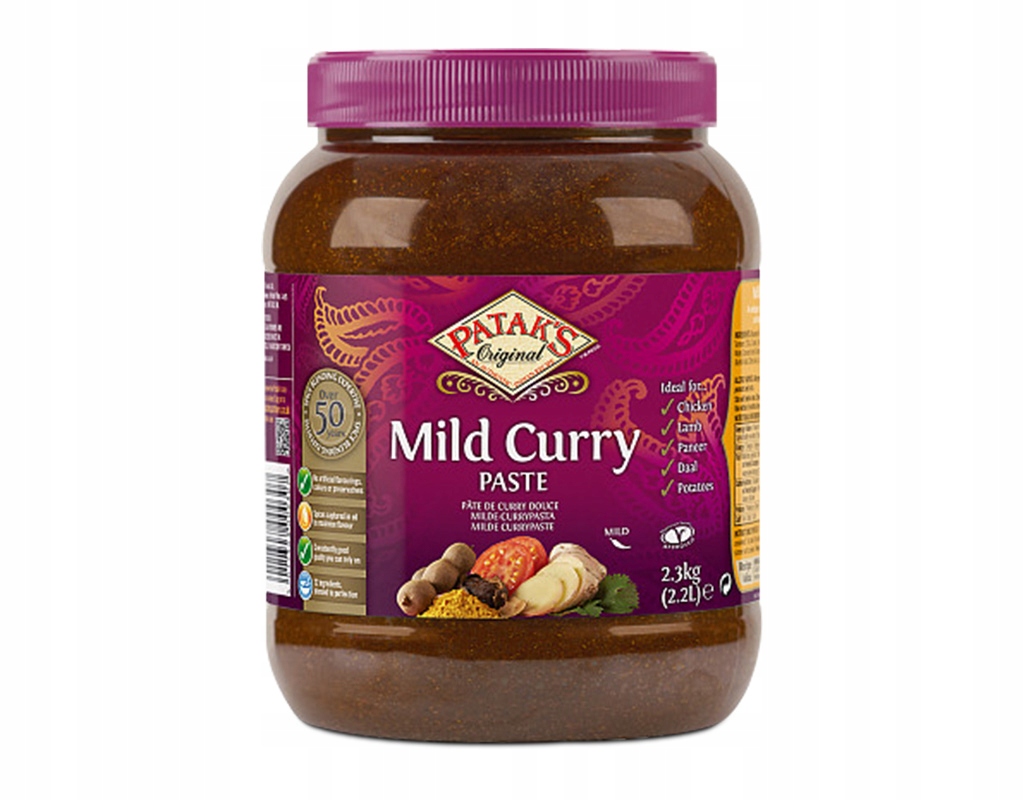 Patak's Mild Curry Paste 2,3kg łagodna pasta - 13690582361 - oficjalne ...
