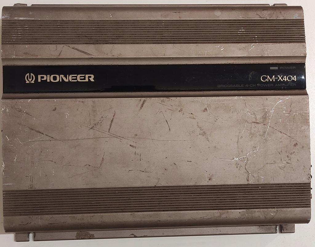 Wzmacniacz samochodowy 4-kanałowy Pioneer GM-X404 - 14769824818 - oficjalne archiwum Allegro