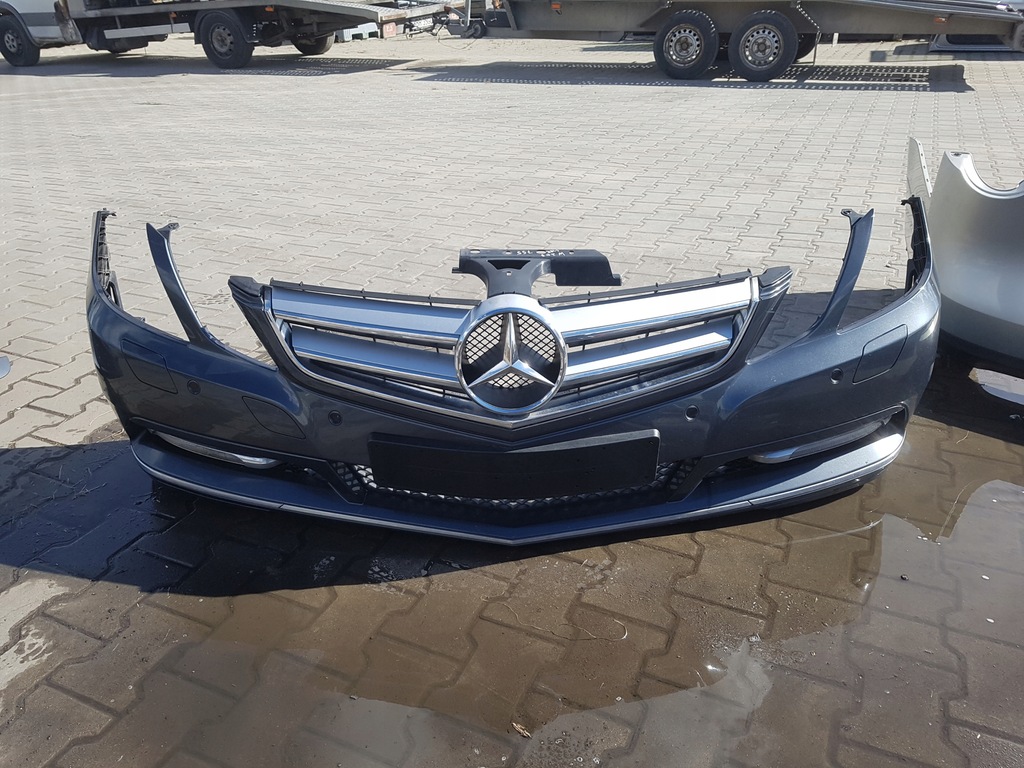 MERCEDES E KLASA W207 09r- ZDERZAK PRZÓD GRILL 755 - 12654024478 ...