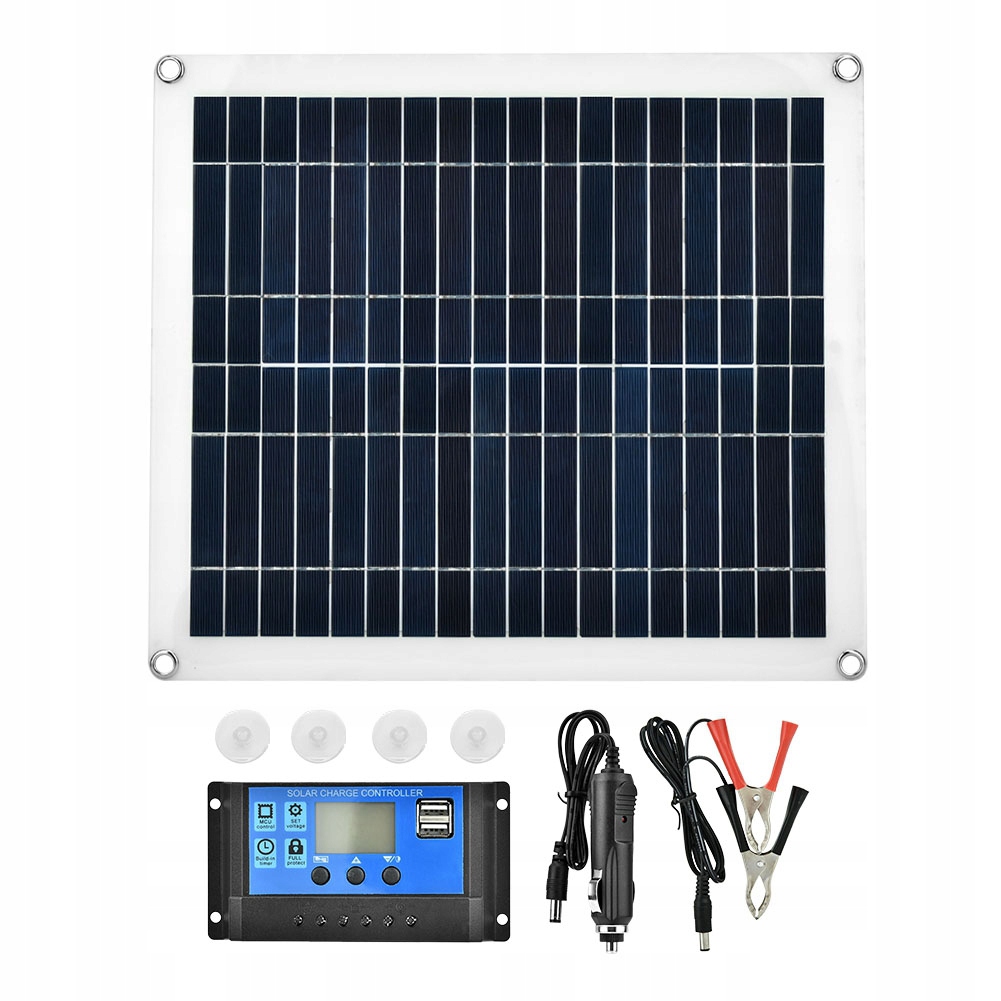 PANEL SOLARNY FOTOWOLTAICZNY ELASTYCZNY 20W 12V - 12184244100 ...