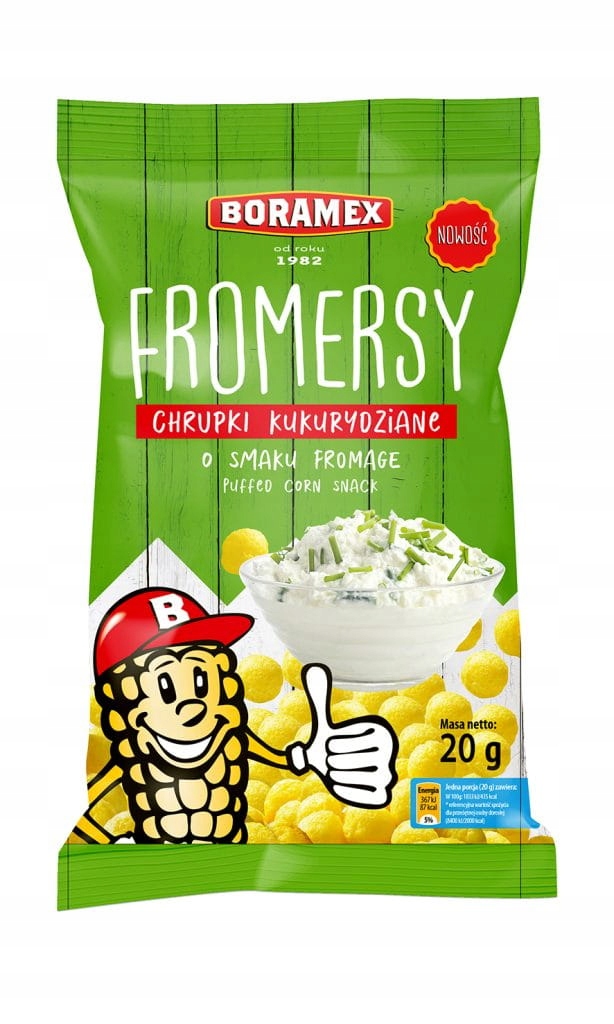 CHRUPKI KUKURYDZIANE FROMERSY FROMAGE 20 g 30 szt - 12853680333 ...