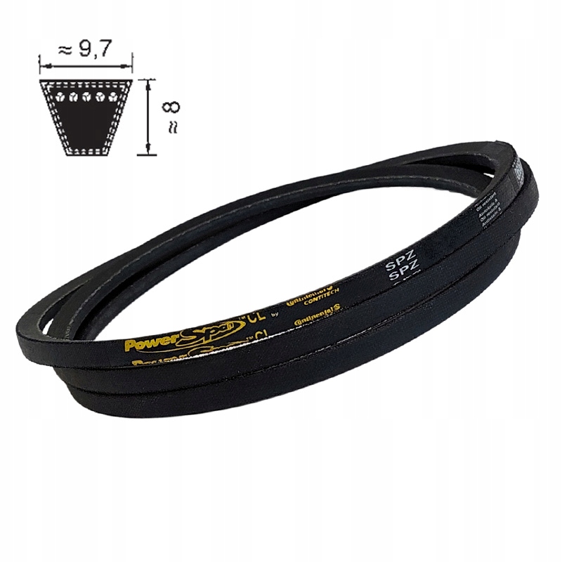 Pas pasek klinowy SPZ 1312 Ld Power Span CONTINENTAL 9,7x1312 ...