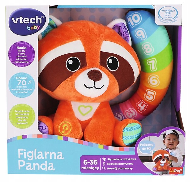 VTECH ZABAWKA INTERAKTYWNA FIGLARNA PANDA - 12733619197 - oficjalne ...