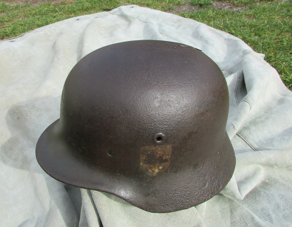 Hełm niemiecki M35 Stahlhelm Mod.1935 ładny - 12707762337 - oficjalne ...
