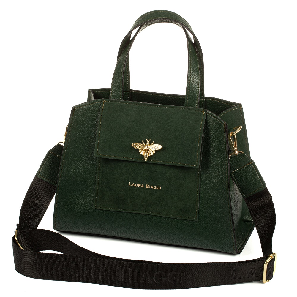 POLSKA TOREBKA KUFEREK LAURA BIAGGI TORBA NA RAMIĘ - 12462546158 - oficjalne archiwum Allegro