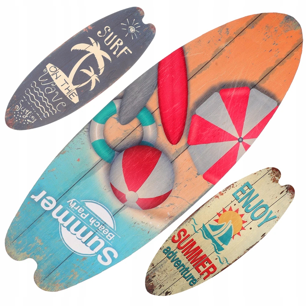 Beach Surfboard Sign Retro Decor Signs - 13649842195 - oficjalne ...