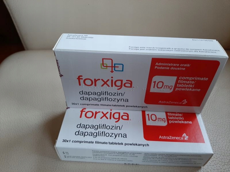 FORXIGA 10 mg cukrzyca typu 2 - 8813994469 - oficjalne archiwum Allegro