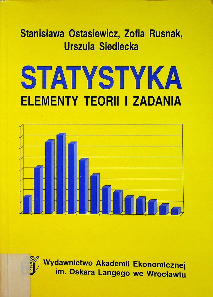Statystyka elementy teorii i zadania - 13347638672 - oficjalne archiwum Allegro