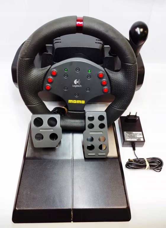 KIEROWNICA PC LOGITECH MOMO RACING FORCE ZESTAW - 17010346510 ...