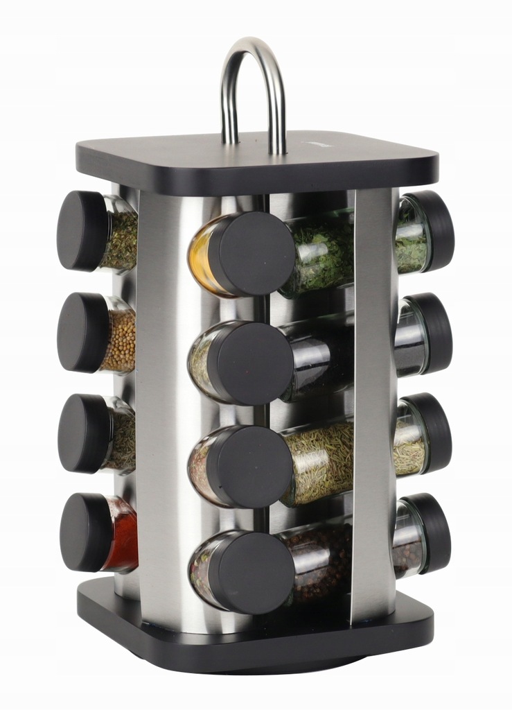 Przyprawnik stojak na przyprawy 16 obrotowy kwadra - 12747747216 ...