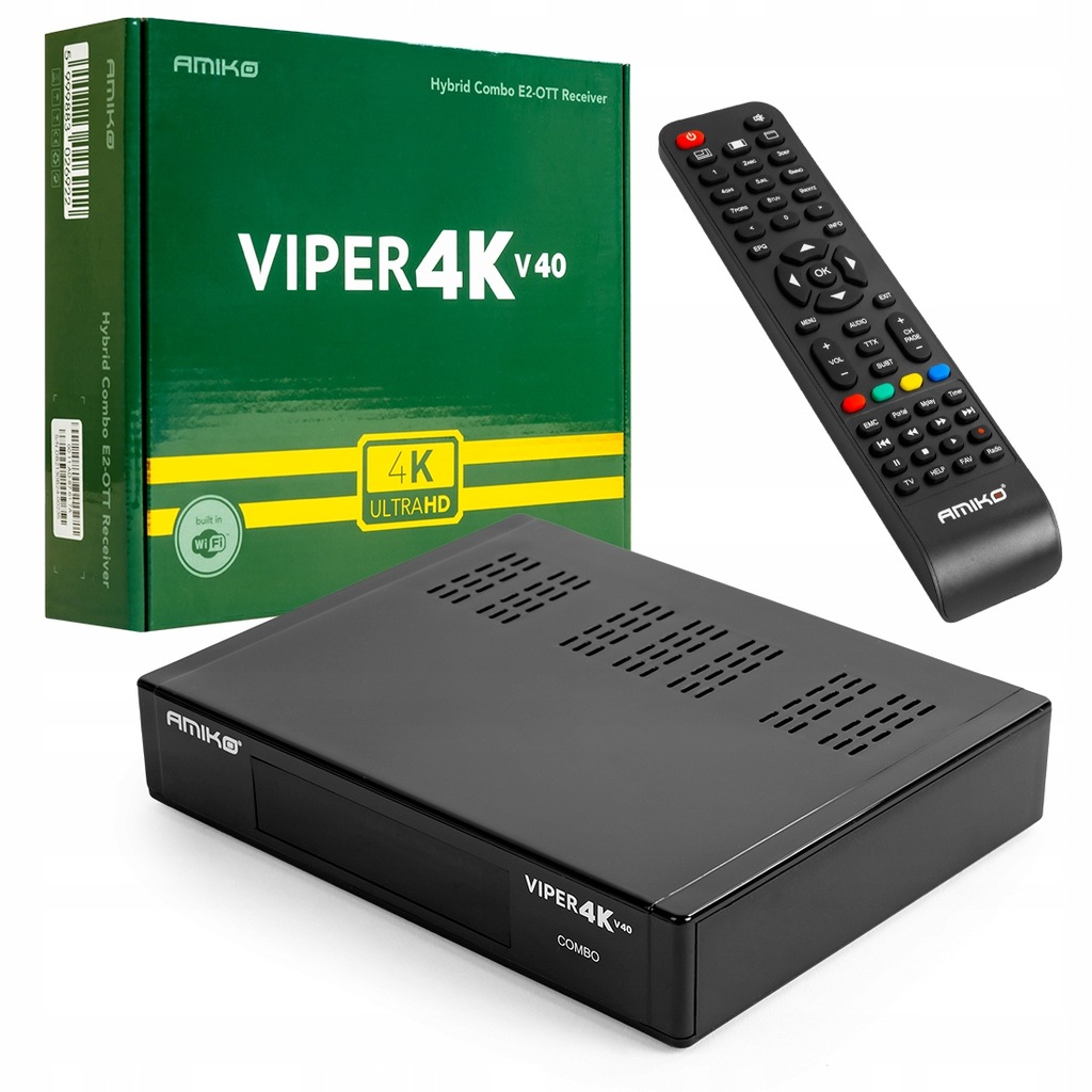 Tuner AMIKO Viper 4K V40 COMBO Enigma 2 OpenATV - 12669537191 ...