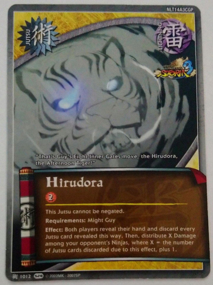 Karta Naruto CCG Jutsu Hirudora - J-1012 - 13308964999 - oficjalne ...