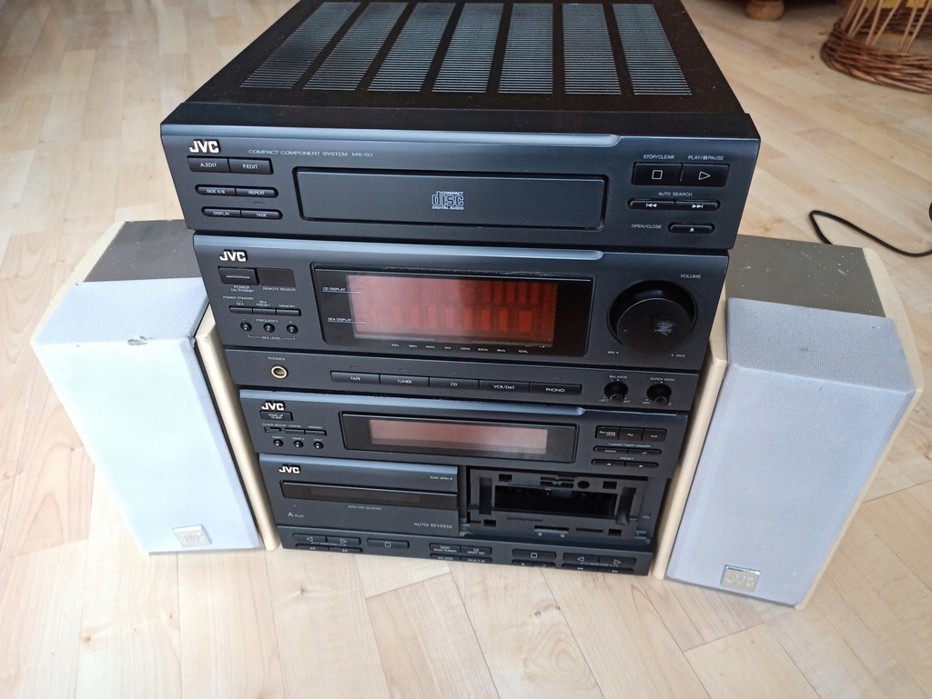 261. WIEŻA JVC MX-50+ KOLUMNY - 13035107336 - oficjalne archiwum Allegro