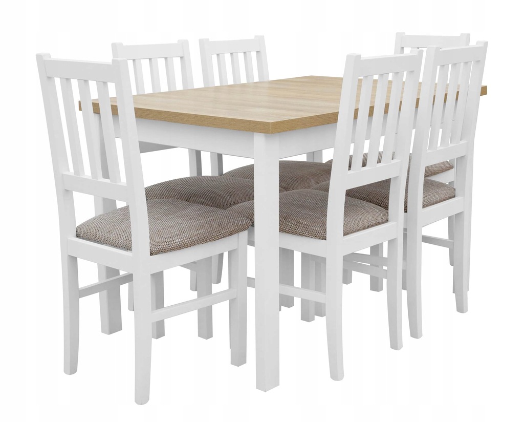 Купить РАСШИРЯЕМЫЙ СТОЛ + 6 СТУЛЬЕВ ДЛЯ КУХНИ-СТОЛОВОЙ X007: отзывы ...