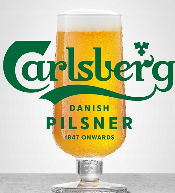 CARLSBERG DANISH PILSNER BEER szklanka PINT - 13397670314 - oficjalne ...
