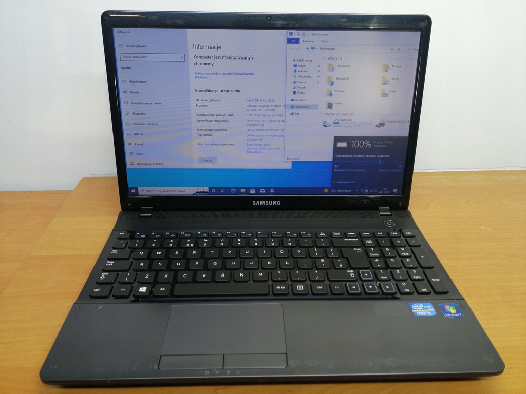 Samsung np300e5c i3 8gb ram 256 ssd - 12872723000 - oficjalne archiwum ...