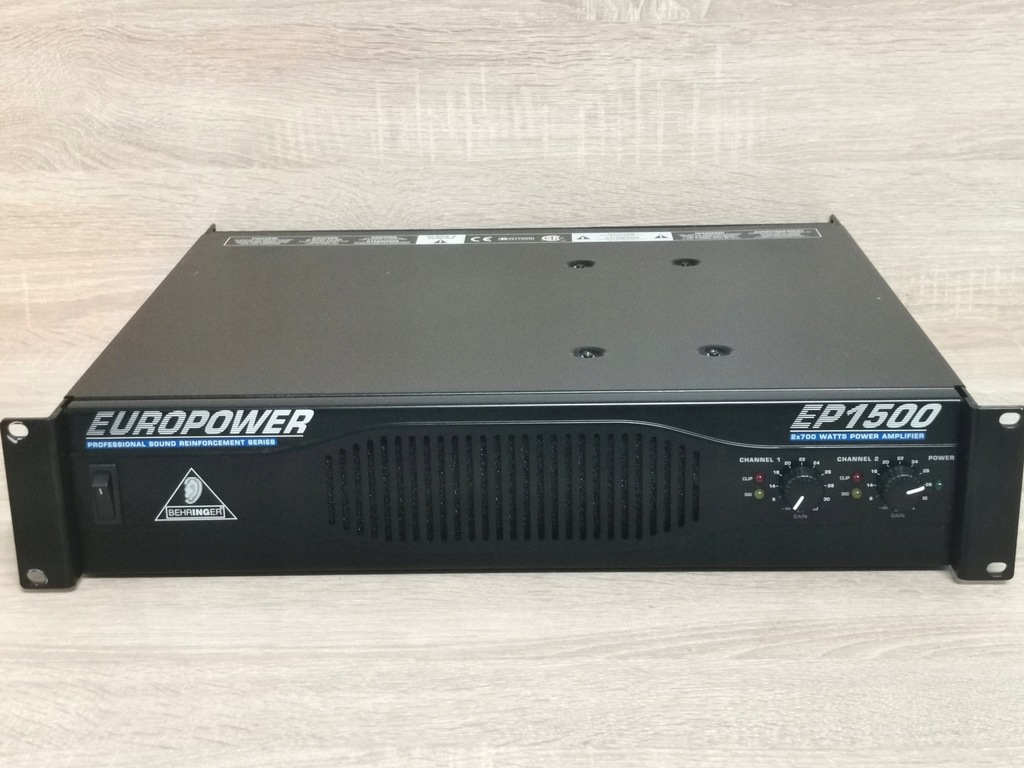 Końcówka mocy Behringer Europower EP1500 Super Stan! - 14764162670 ...