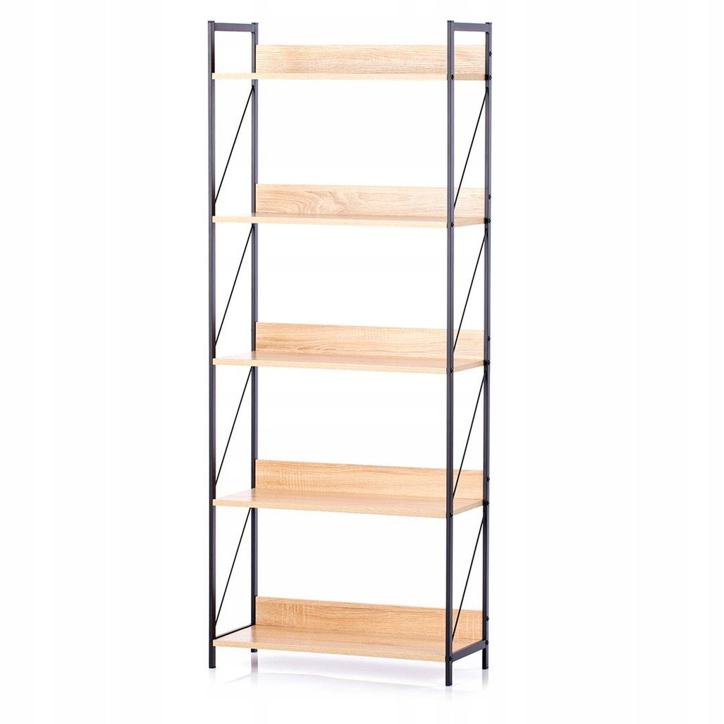 HOMEDE Regał TUKKE 62X27,6X155 dębowy - 11623008128 - oficjalne ...