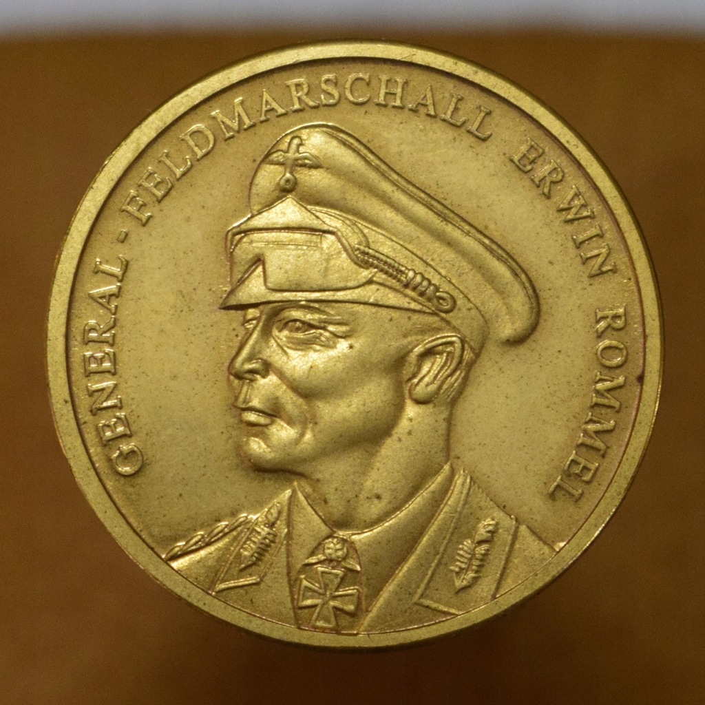 Medal Feldmarszałek Erwin Rommel - 9270056939 - oficjalne archiwum Allegro