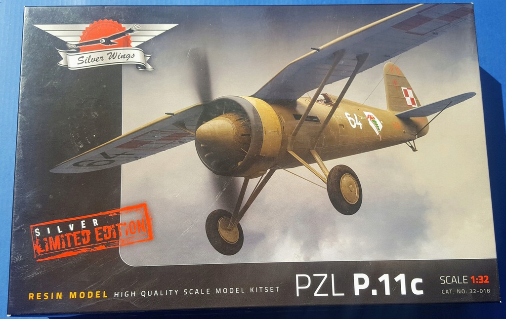 Silver Wings PZL P.11c 1:32 - 8472572644 - oficjalne archiwum Allegro