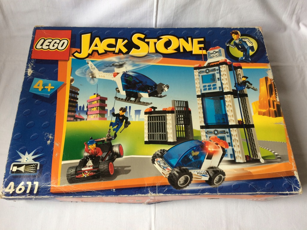 Lego Jack Stone 4611 Police HQ Unikat 2001 r. BOX - 11851256882 ...