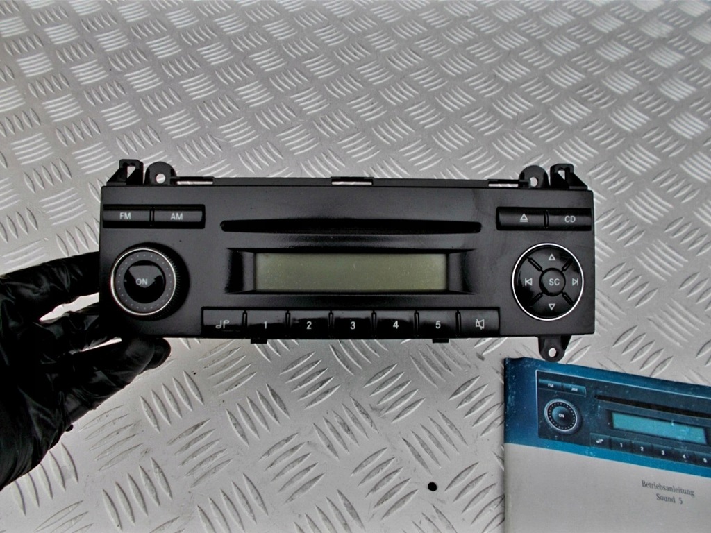 Mercedes Sprinter 906 radio Oryginał z książeczką - 13230115784 ...