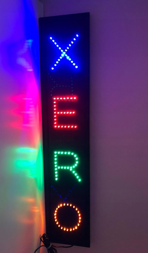 Reklama LED XERO 90x20 cm szyld neon wysyłka 24h - 10971615579 ...