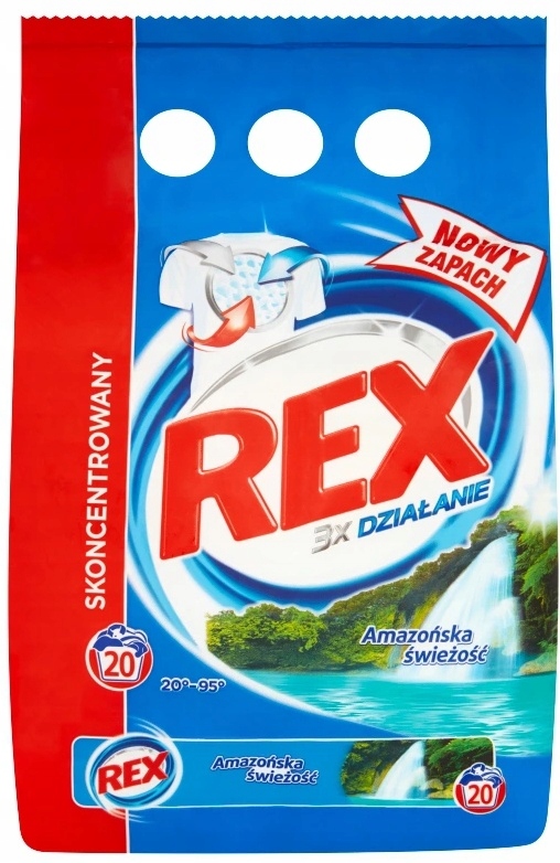 Proszek Pollena Rex 1,5kg BIAŁE Amozońska Świeżość - 11769659528 ...