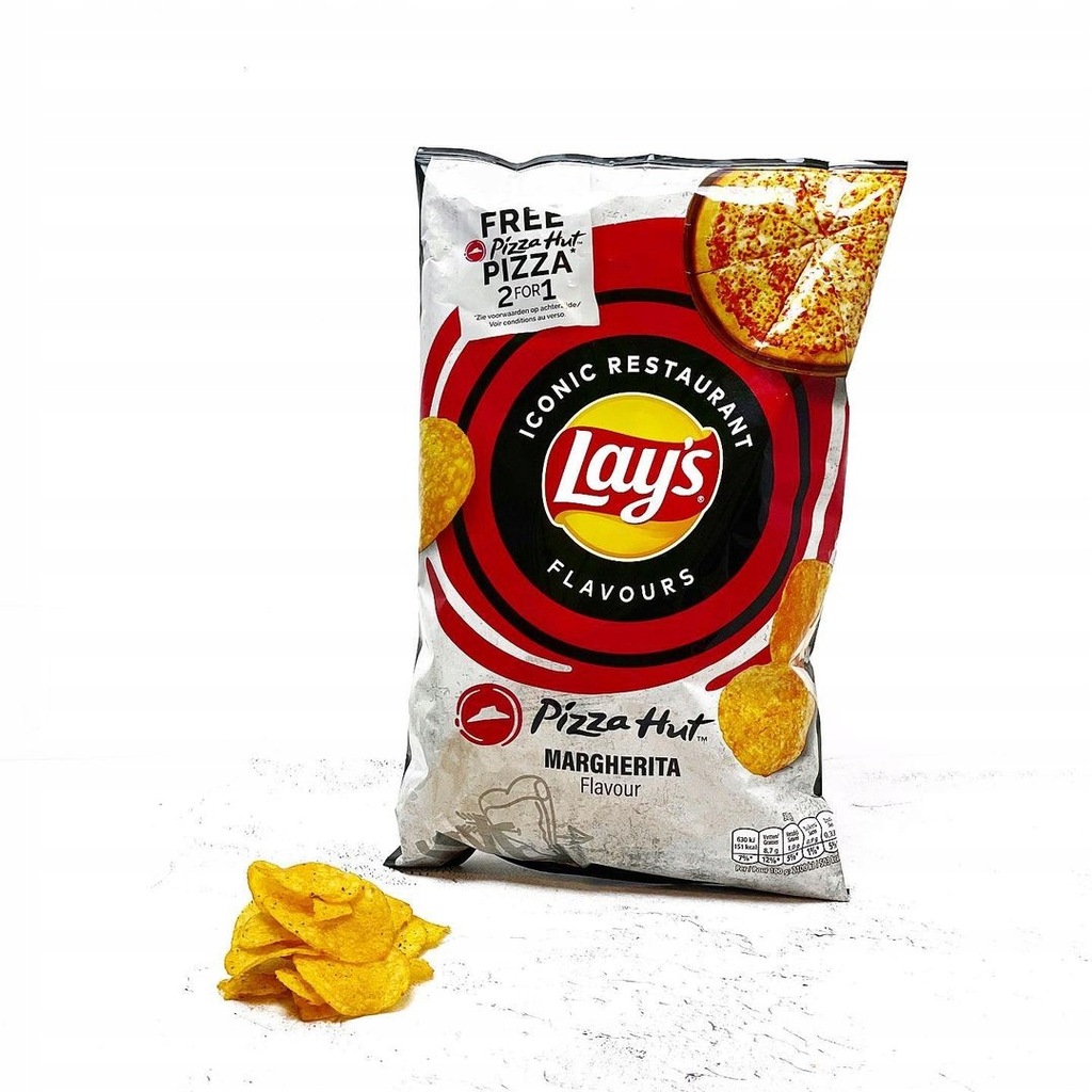 LAYS PIZZA HUT MARGHERITA 150g - 12690535529 - oficjalne archiwum Allegro