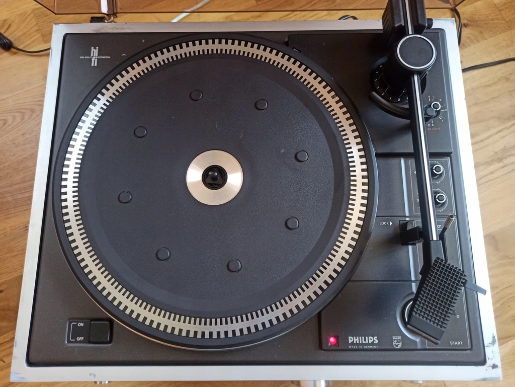Gramofon Philips 406 Automatic - 12119061085 - oficjalne archiwum Allegro