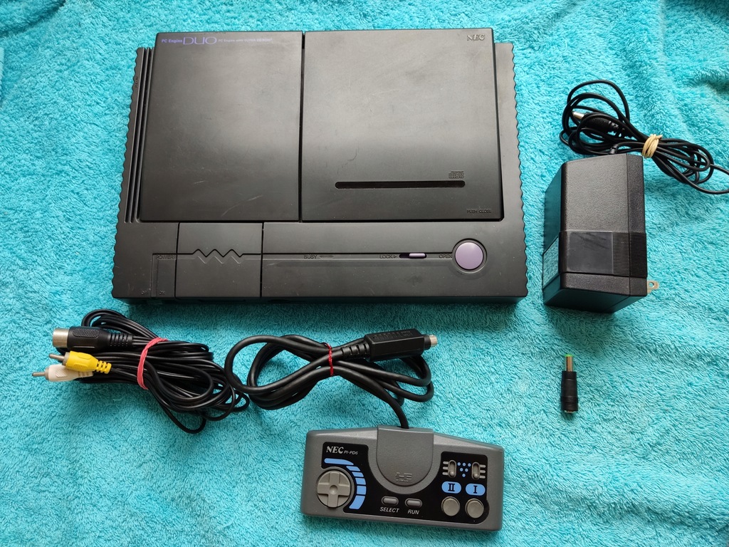 NEC PC Engine Duo+pad+zasilacz+gra - 12950714302 - oficjalne archiwum ...