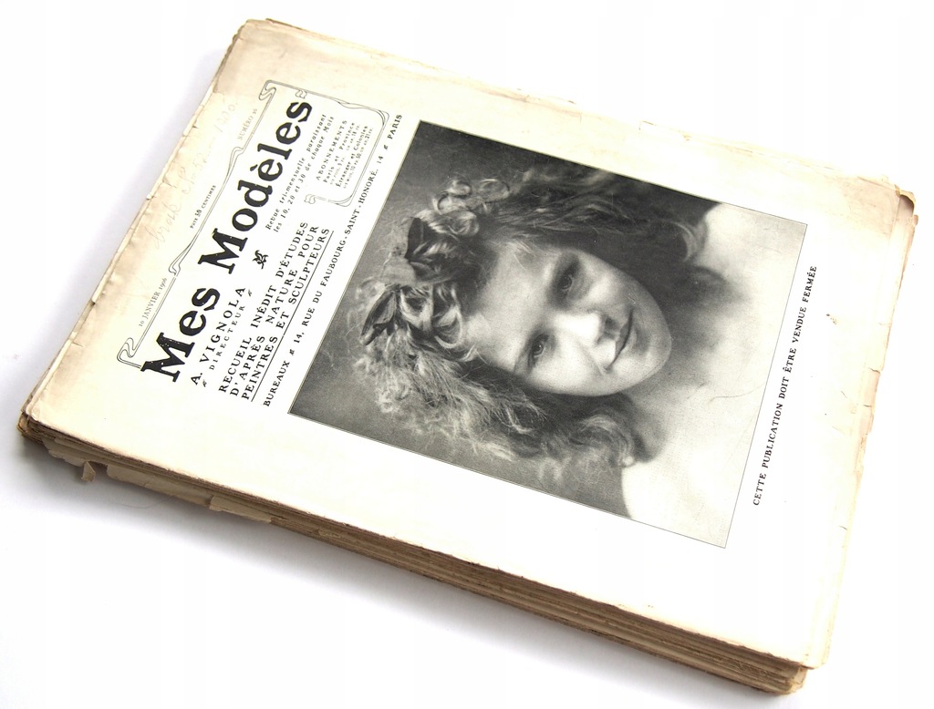 MES MODELES ( 1905 r. ) erotyka akt art - zestaw - 12203565700 - oficjalne archiwum Allegro