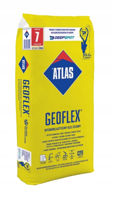 ATLAS GEOFLEX ŻÓŁTY KLEJ DO PŁYTEK ELASTYCZNY - 13523871237 - oficjalne ...