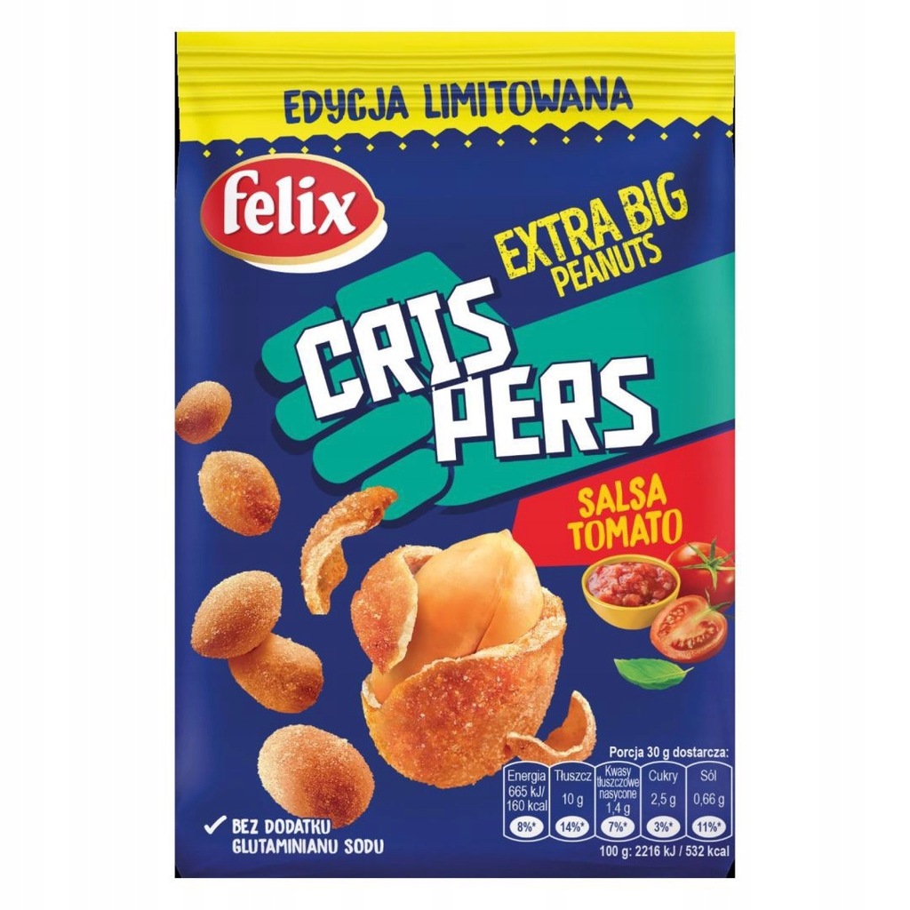 Orzeszki Crispers salsa tomato Felix 125g - 15062538848 - oficjalne ...