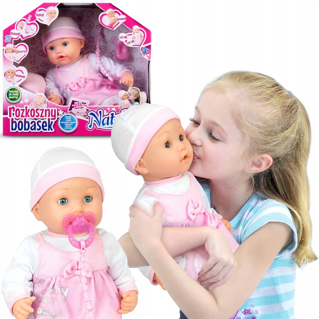 LALKA INTERAKTYWNA NATALIA BOBASEK MÓWI PŁACZE - 11282809946 ...