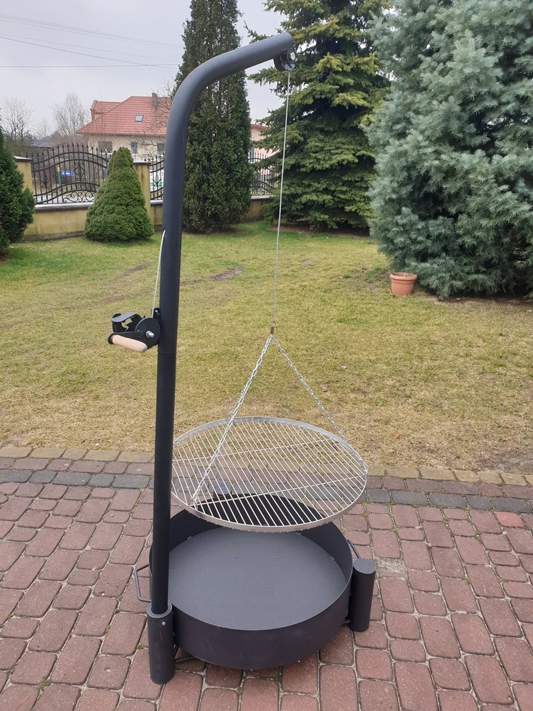 GRILL OGRODOWY WISZĄCY ŻURAW RUSZT NIERDZEWNY - 9021239132 - oficjalne ...