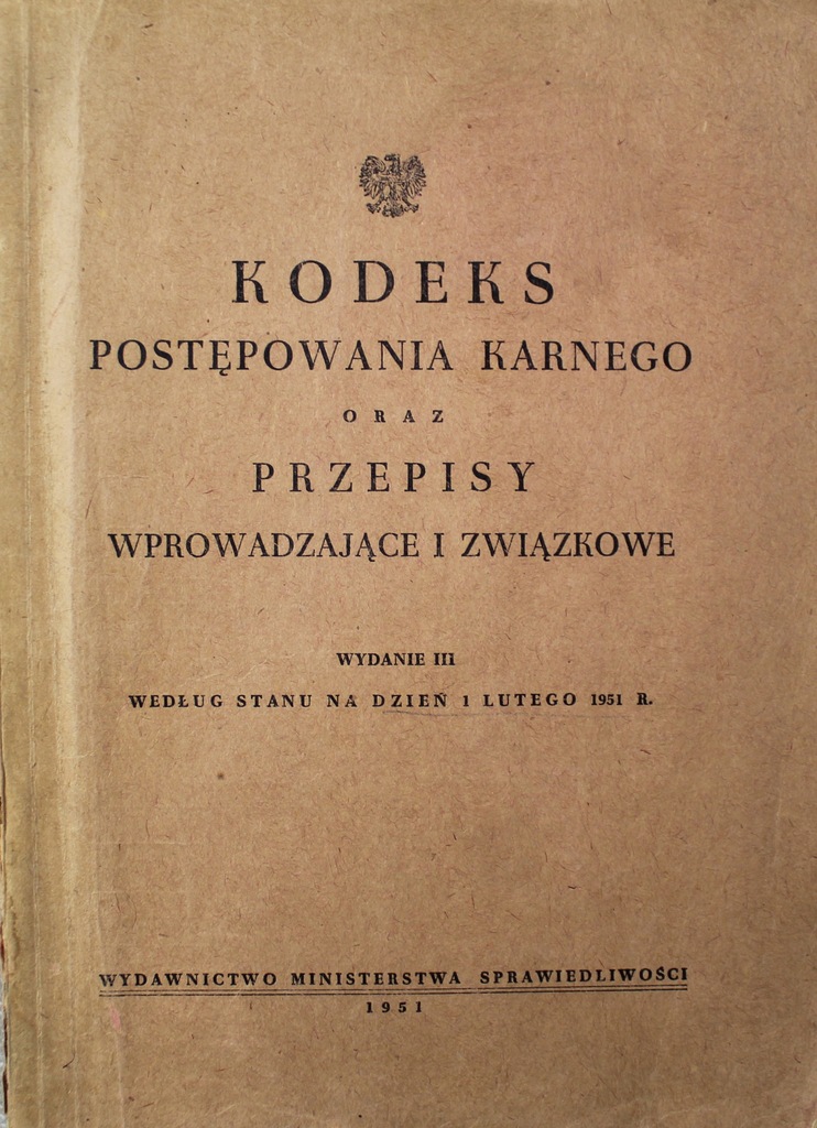 Kodeks postępowania karnego oraz przepisy - 12747475121 - oficjalne ...