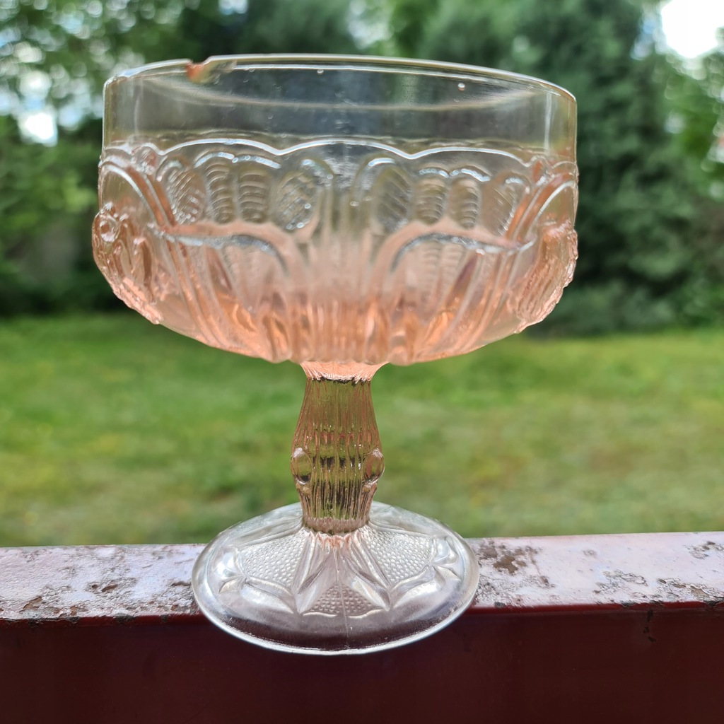 KIELICH na lody ZĄBKOWICE JAN DROST TWARZ KOBIETY - 12348371374 ...