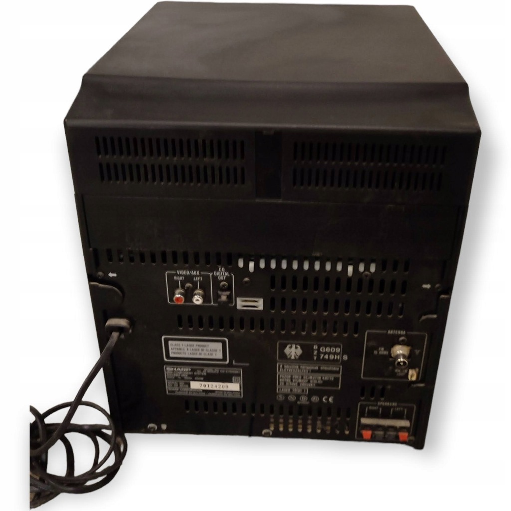 Wieża Sharp z RDS. Aukcja BCM - 13072572660 - oficjalne archiwum Allegro